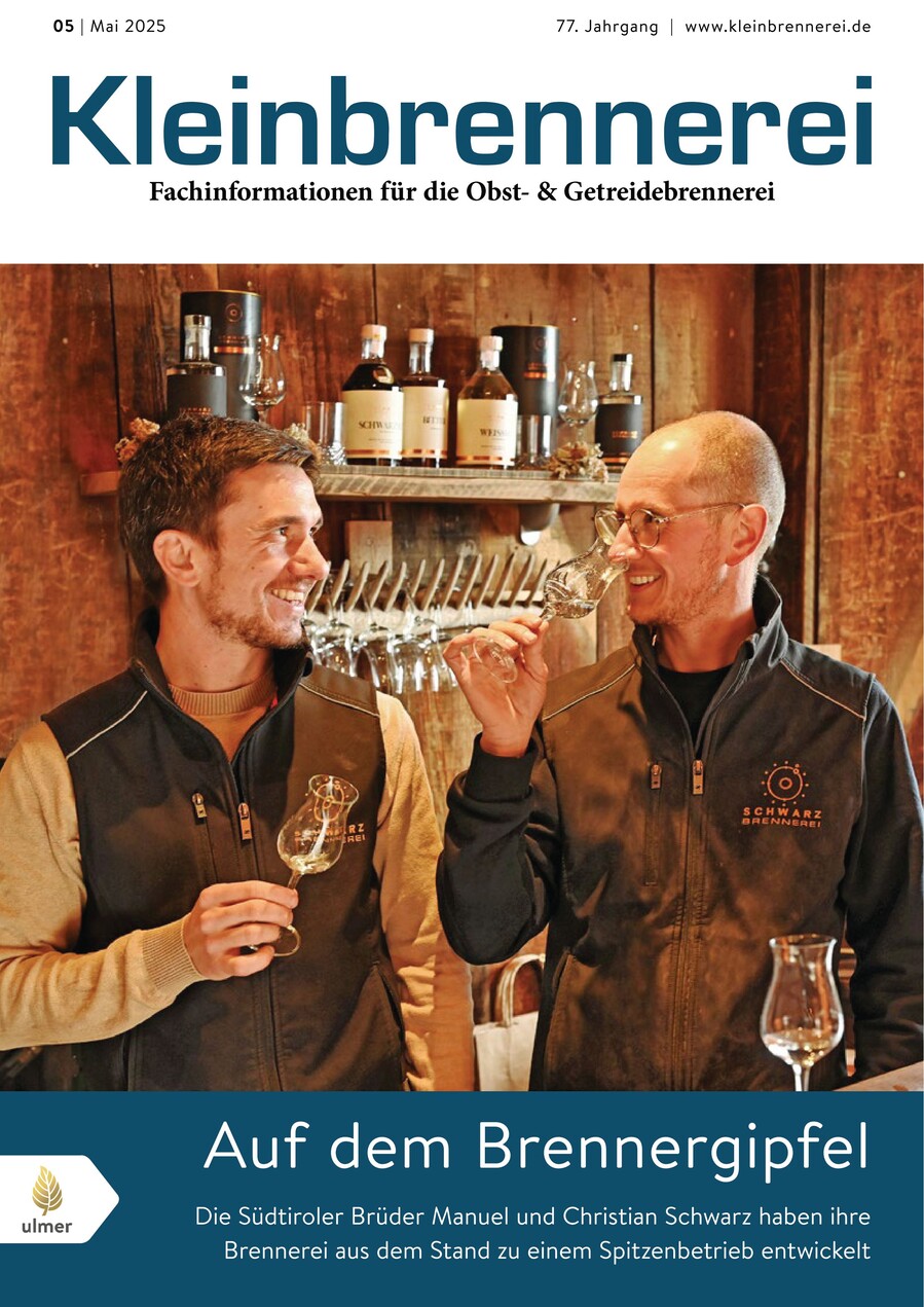 Verzeichnis von Lohnbrennereien - Kleinbrennerei